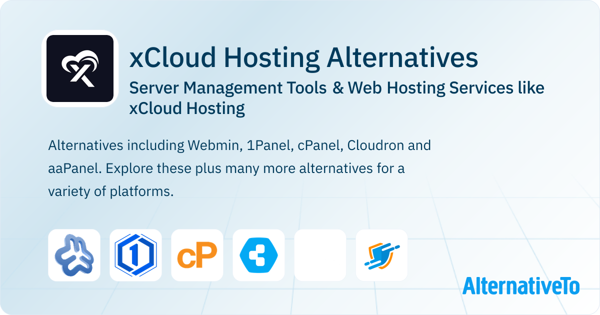 xCloud Hosting Alternatives: Top 12 Server Management Tools | AlternativeTo