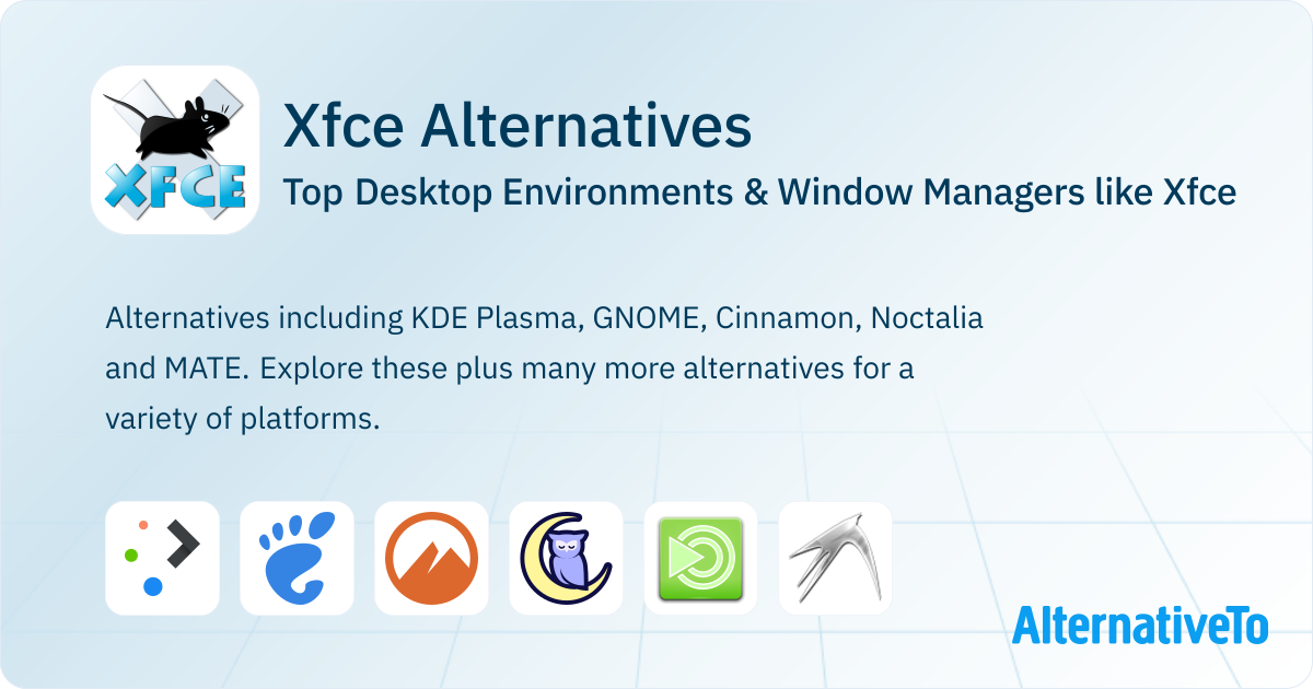 Great Xfce Alternatives: Top Desktop Environments in 2025 | AlternativeTo