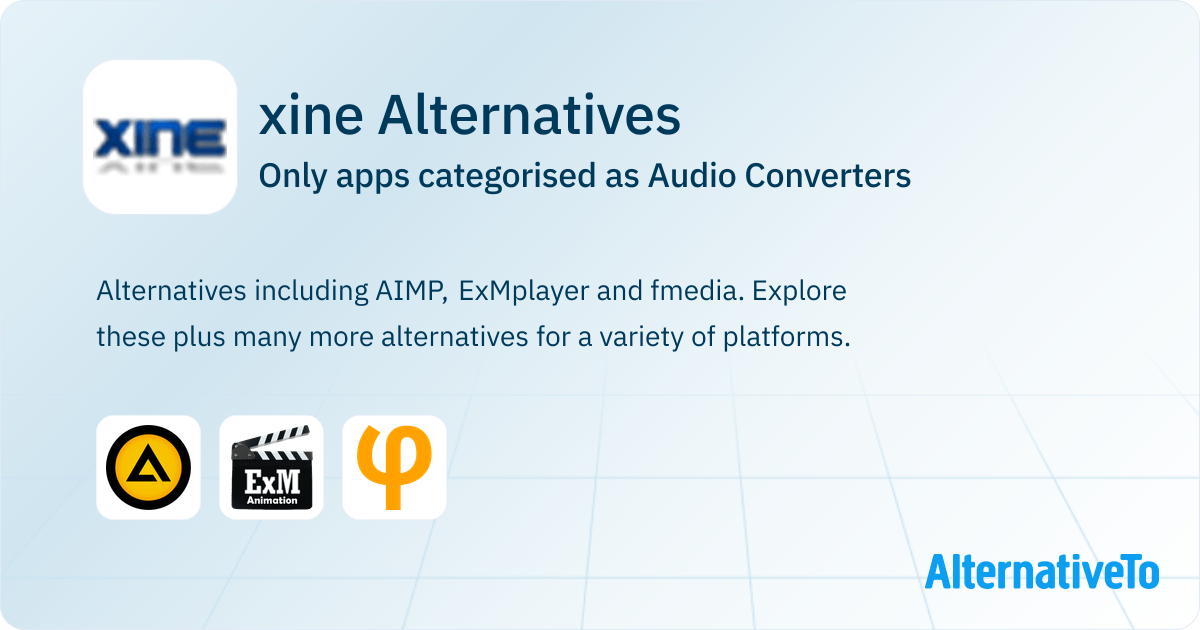 xine Alternatives: Top 3 Audio Converters | AlternativeTo