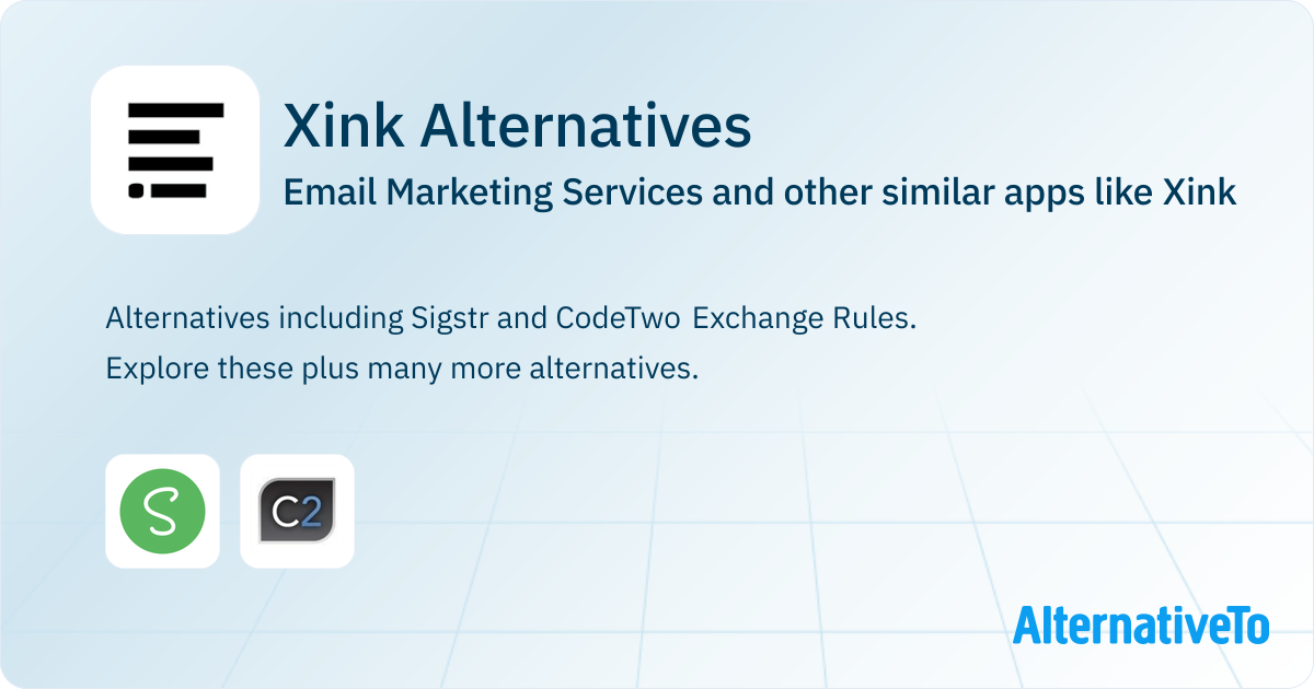 Xink Alternatives: Top 2 Email Marketing Services & Similar Apps ...