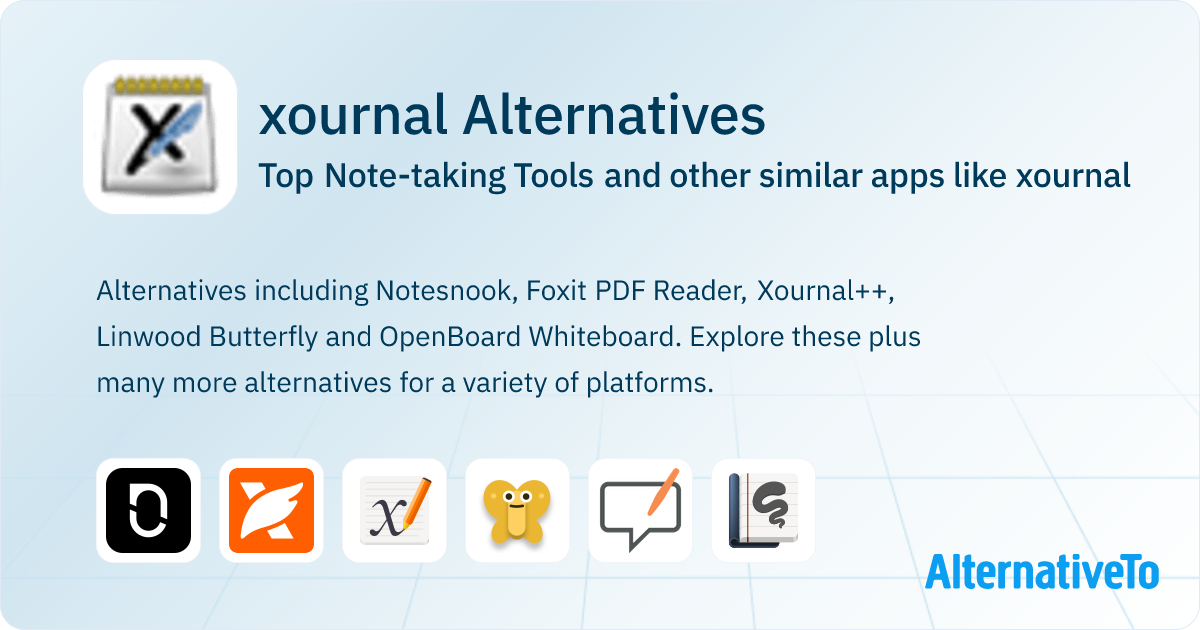 Great xournal Alternatives: Top Note-taking Tools in 2024 | AlternativeTo