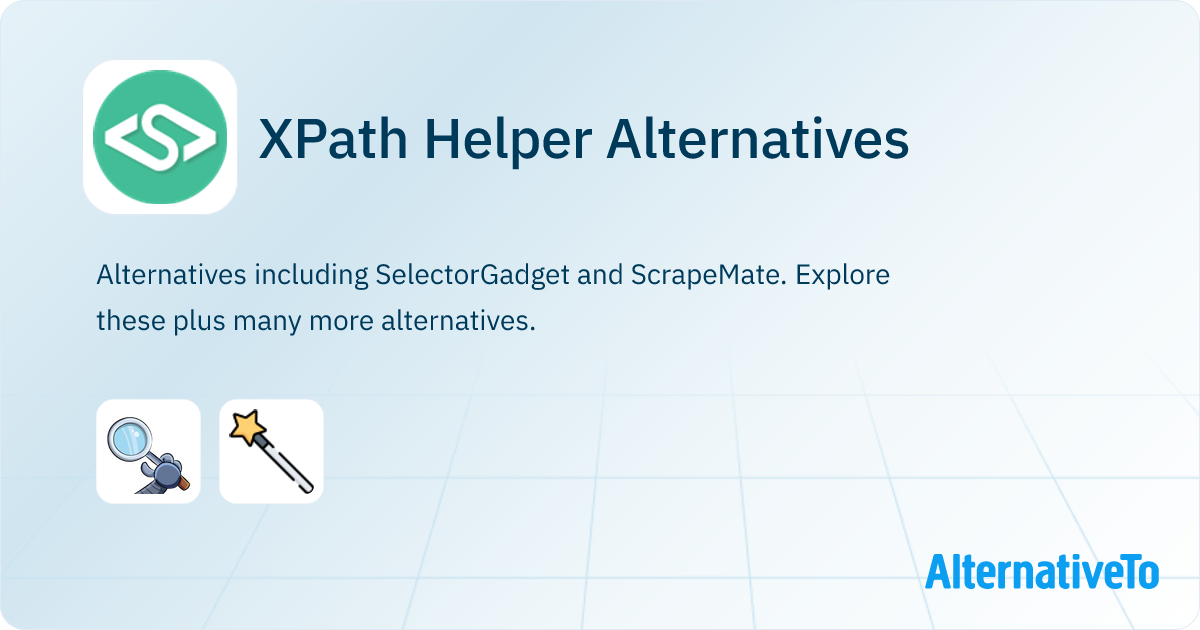 XPath Helper Alternatives - Explore Similar Extensions & Add-Ons ...