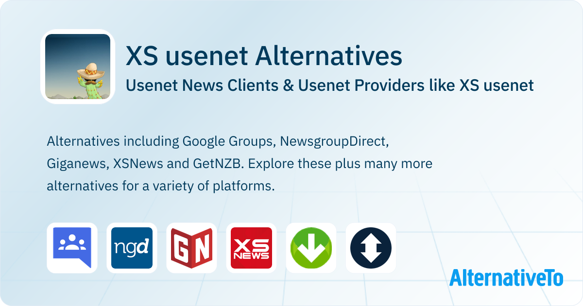XS usenet Alternatives: Top 18 Usenet News Clients | AlternativeTo
