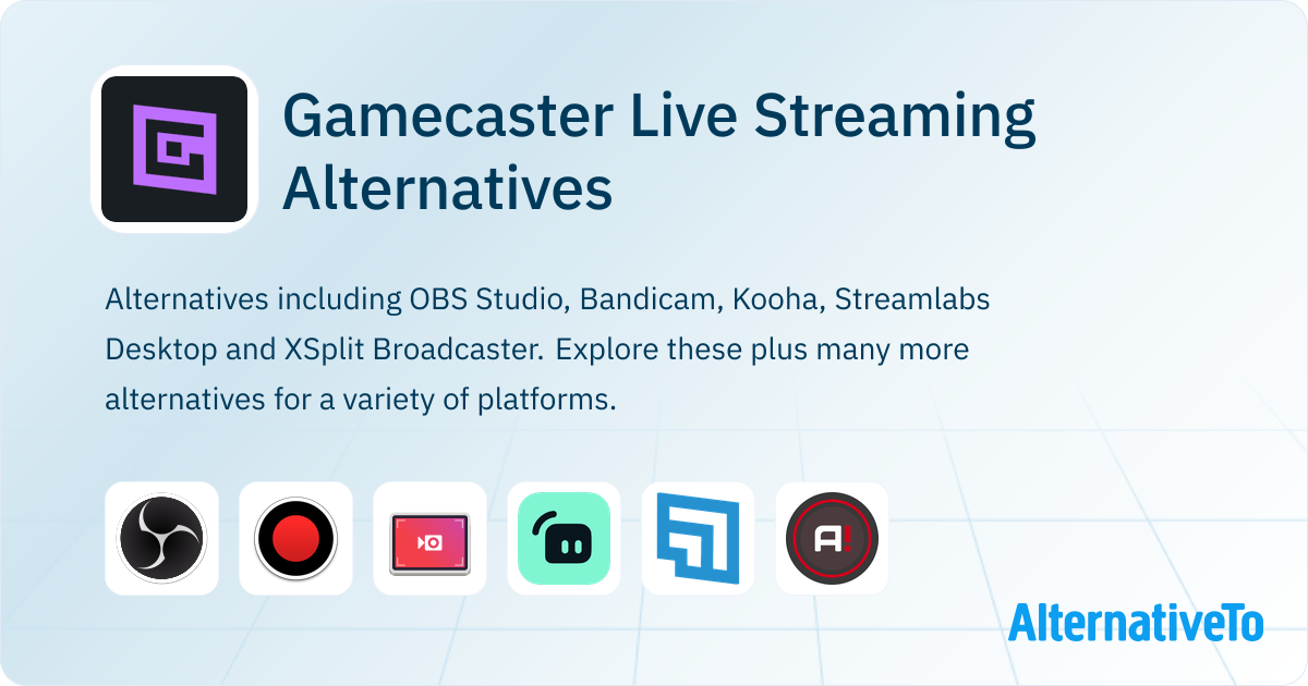 Gamecaster Live Streaming Alternatives - Explore Similar Software ...