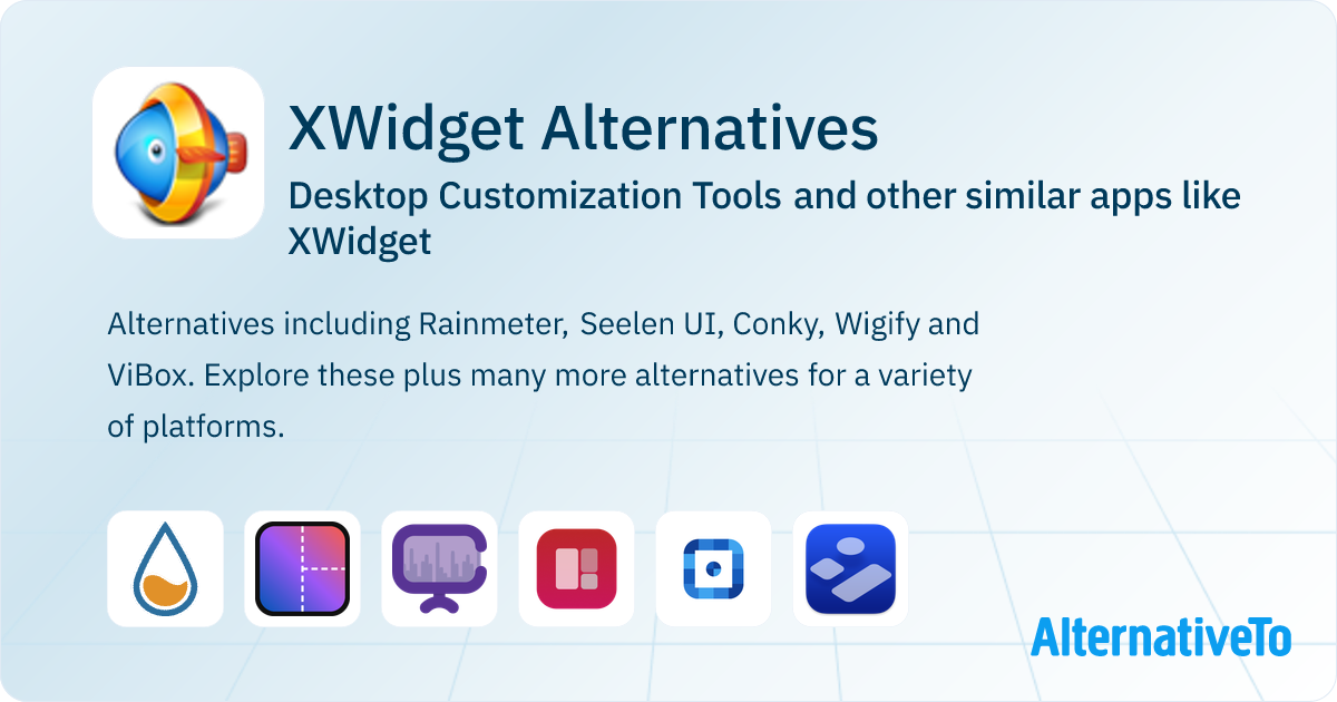 XWidget Alternatives: Top 12 Desktop Customization Tools & Similar Apps ...