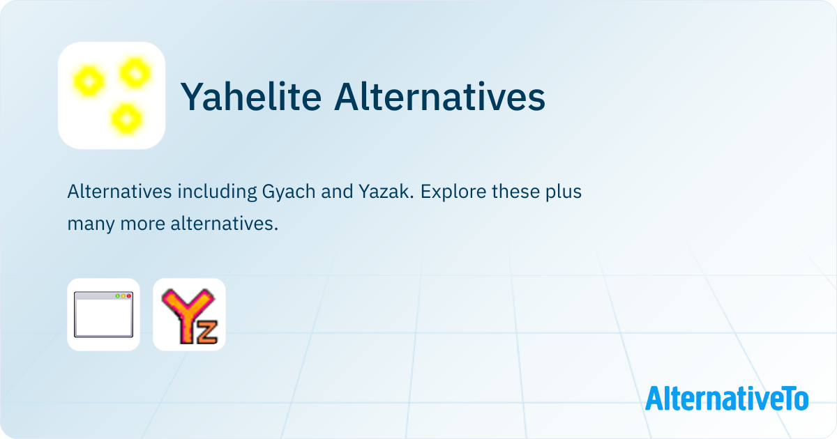 Yahelite Alternatives - Explore Similar Software | AlternativeTo
