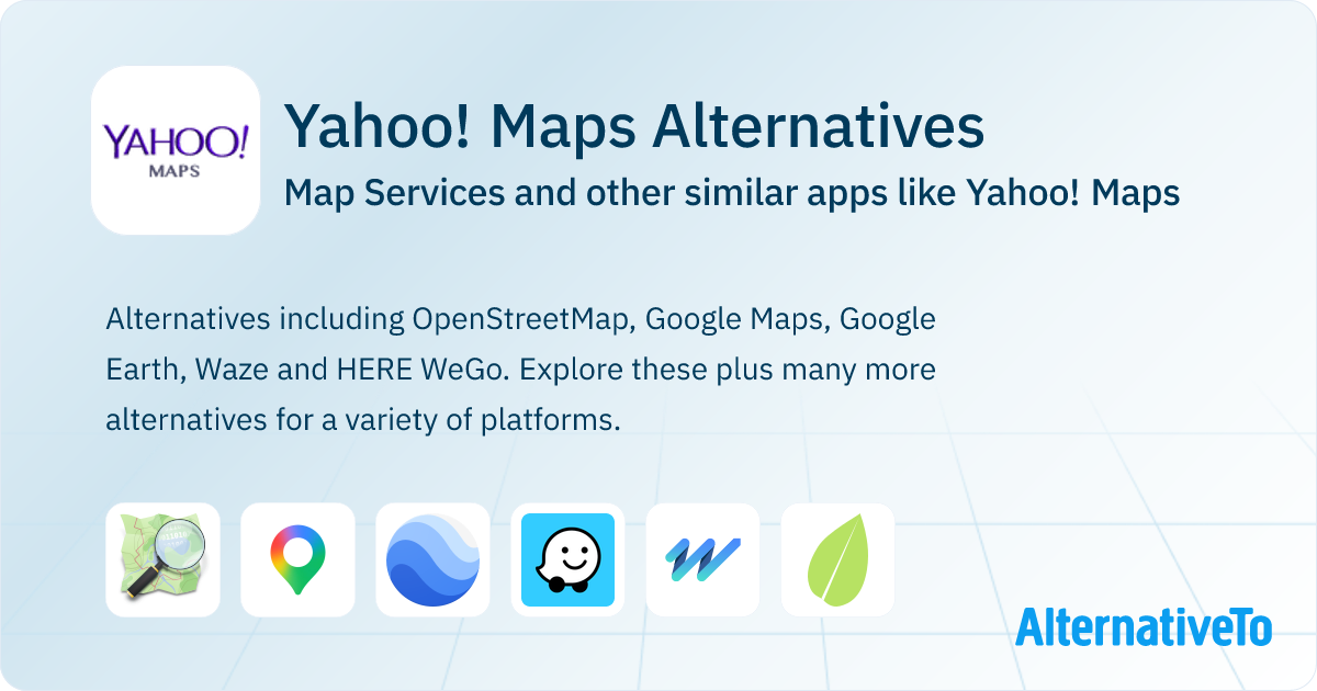 Yahoo! Maps Alternatives: Top 12 Map Services & Similar Websites ...