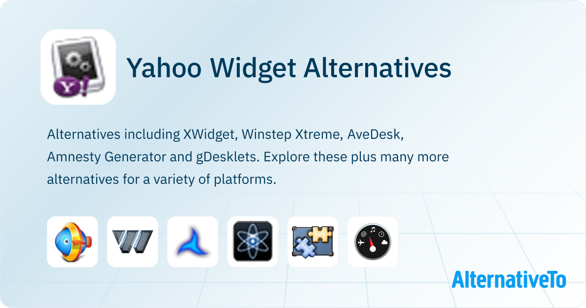Yahoo Widget Alternatives - Explore Similar Software | AlternativeTo