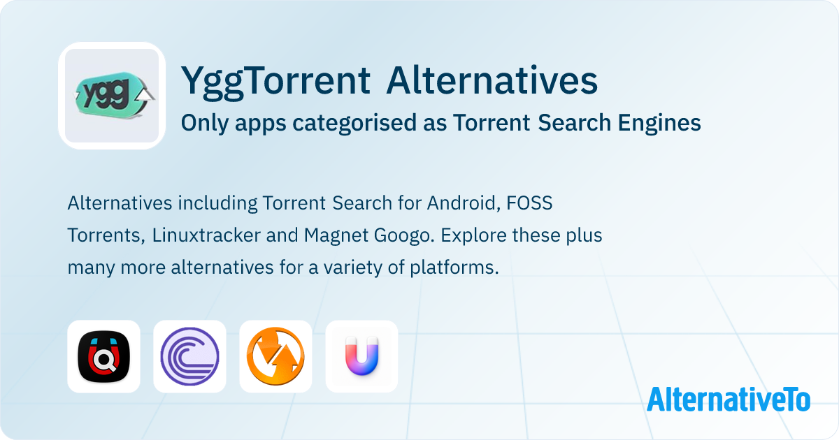 YggTorrent Alternatives: Top 6 Torrent Search Engines | AlternativeTo