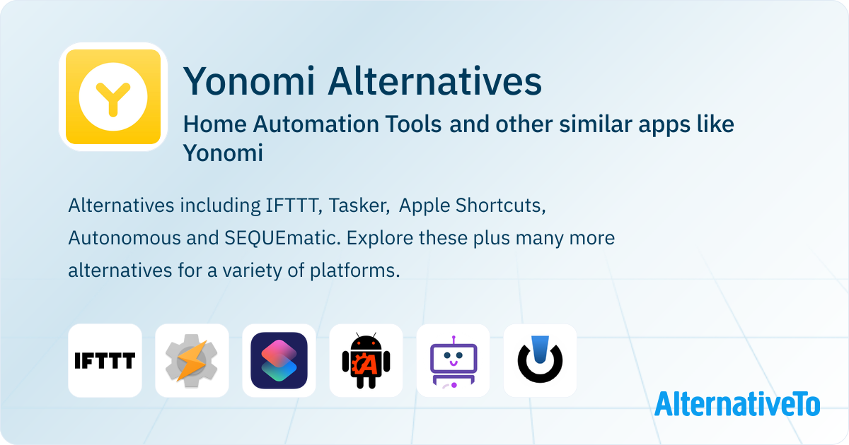 Yonomi Alternatives: Top 7 Home Automation Tools & Similar Apps ...
