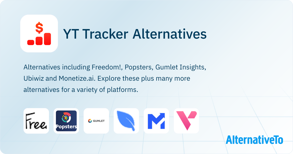 YT Tracker Alternatives - Explore Similar Apps | AlternativeTo