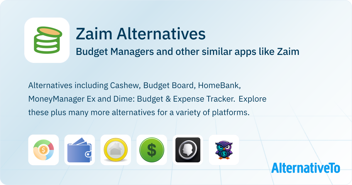 Zaim Alternatives: Top 12 Budget Managers & Similar Apps | AlternativeTo