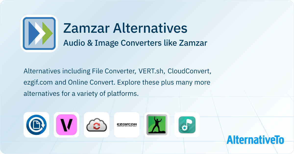 Zamzar Alternatives: Top 12 Audio & Image Converters | AlternativeTo