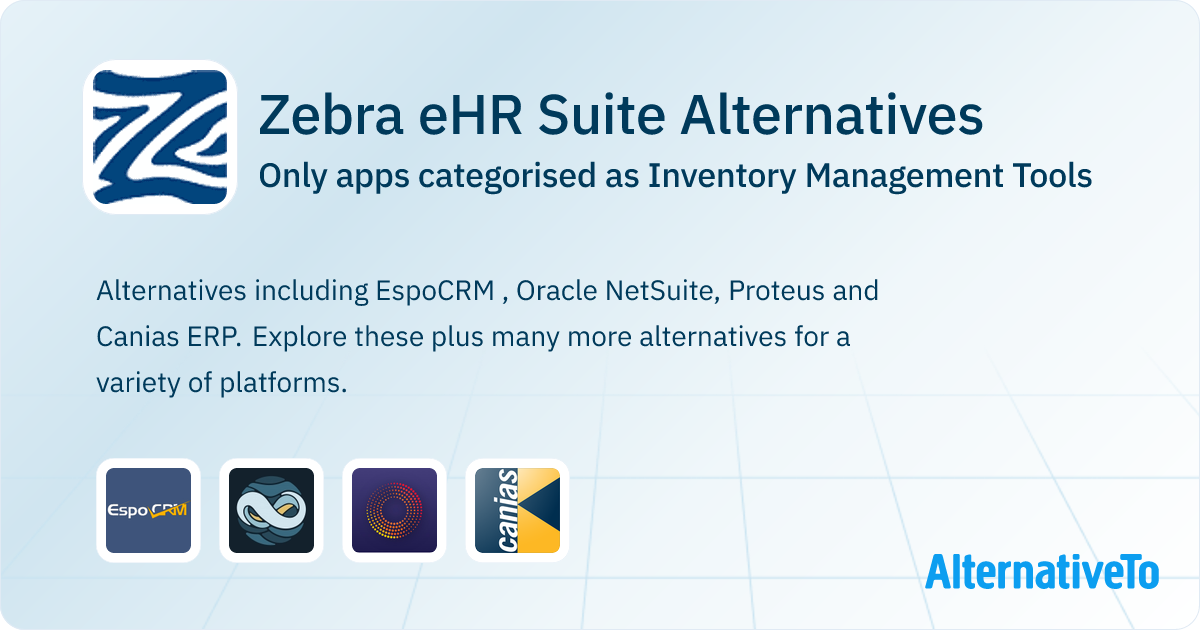 Zebra eHR Suite Alternatives: Top 4 Inventory Management Tools ...