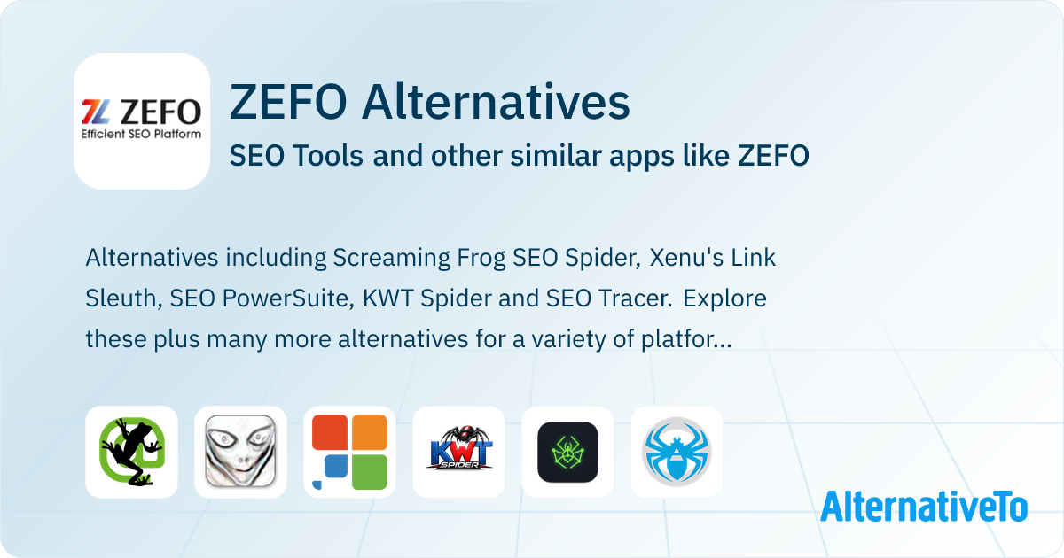 ZEFO Alternatives: Top 12 SEO Tools & Similar Websites | AlternativeTo