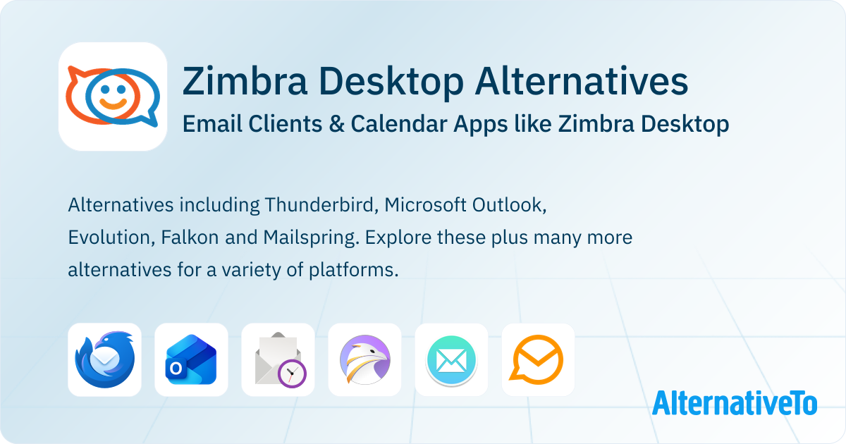 Zimbra Desktop Alternatives: Top 12 Email Clients | AlternativeTo