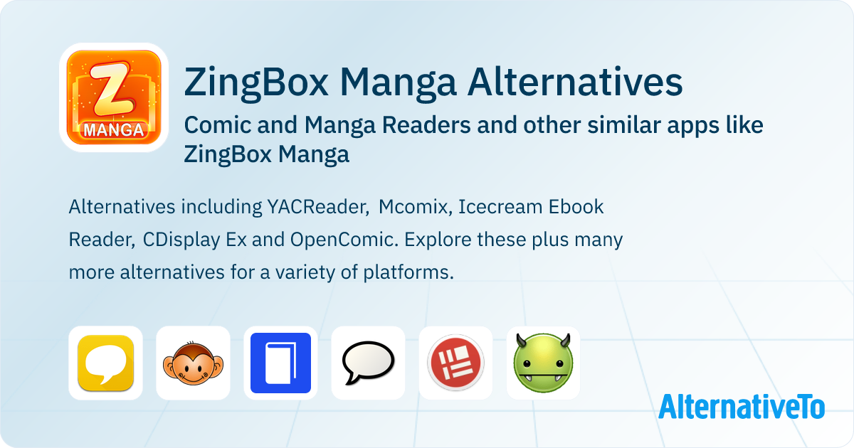 ZingBox Manga Alternatives: Top 12 Comic and Manga Readers & Similar ...