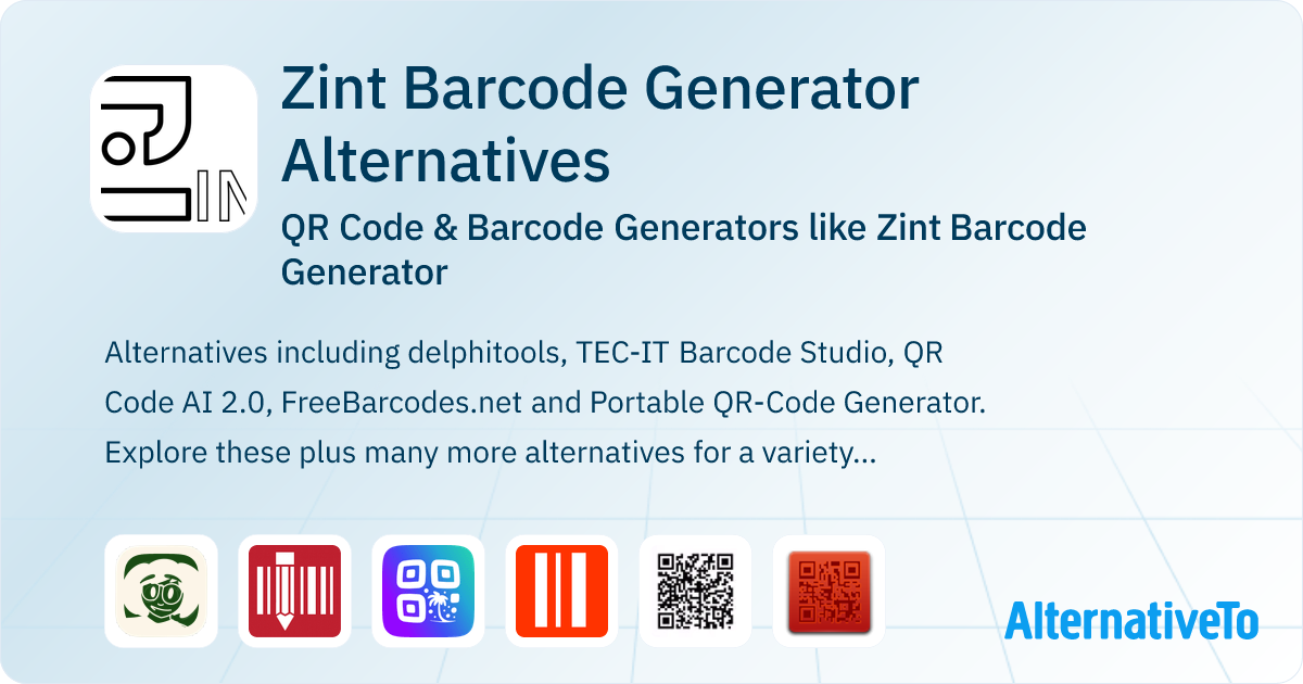 Zint Barcode Generator Alternatives: Top 12 QR Code Generators ...