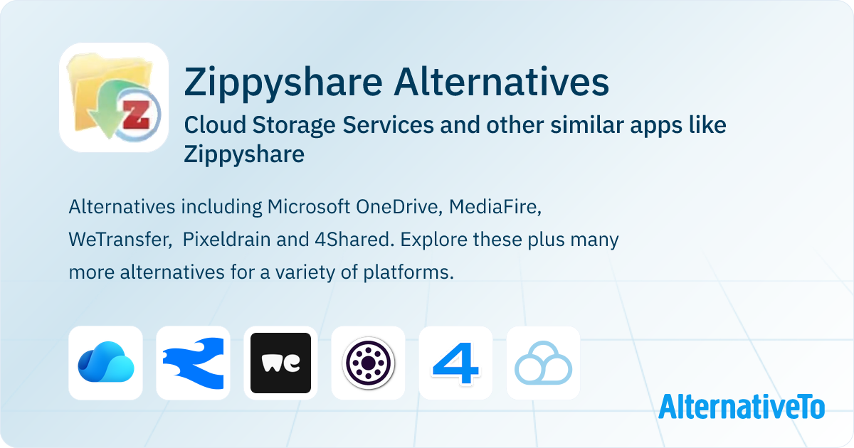Zippyshare Alternatives: Top 12 Cloud Storage Services & Similar ...