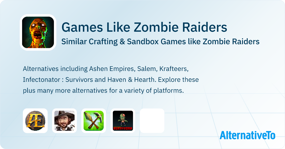 Games Like Zombie Raiders: Similar Crafting Games | AlternativeTo