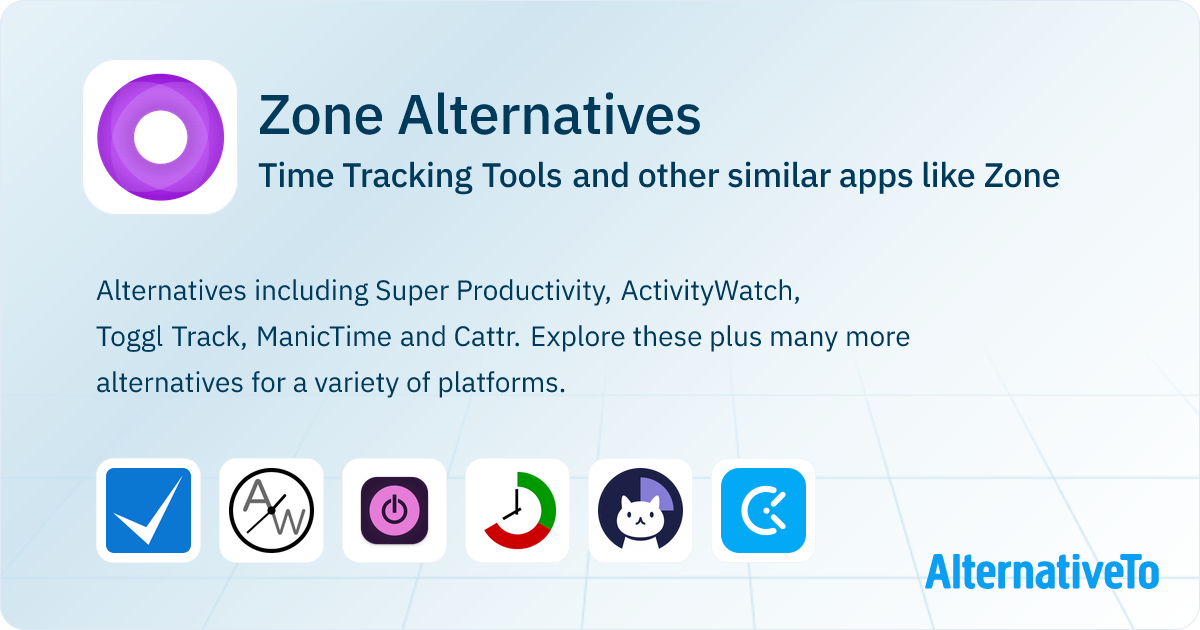 Zone Alternatives: Top 12 Time Tracking Tools & Similar Apps ...