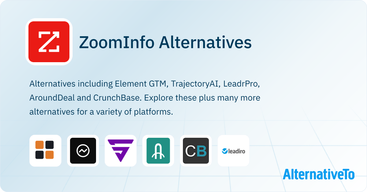 ZoomInfo Alternatives - Explore Similar Sites & Apps | AlternativeTo