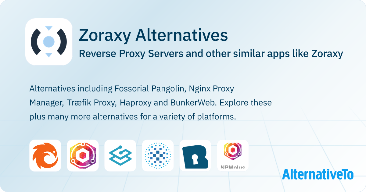 Zoraxy Alternatives: Top 7 Reverse Proxy Servers & Similar Apps ...