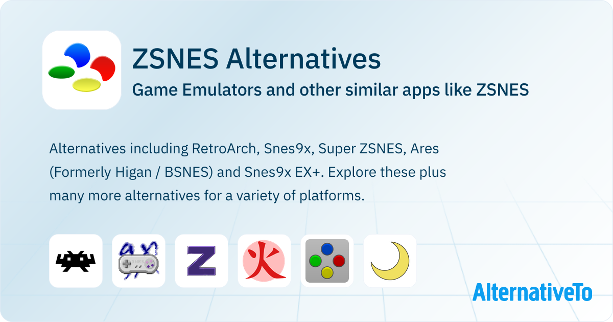 ZSNES Alternatives: Top 12 Game Emulators & Similar Apps | AlternativeTo