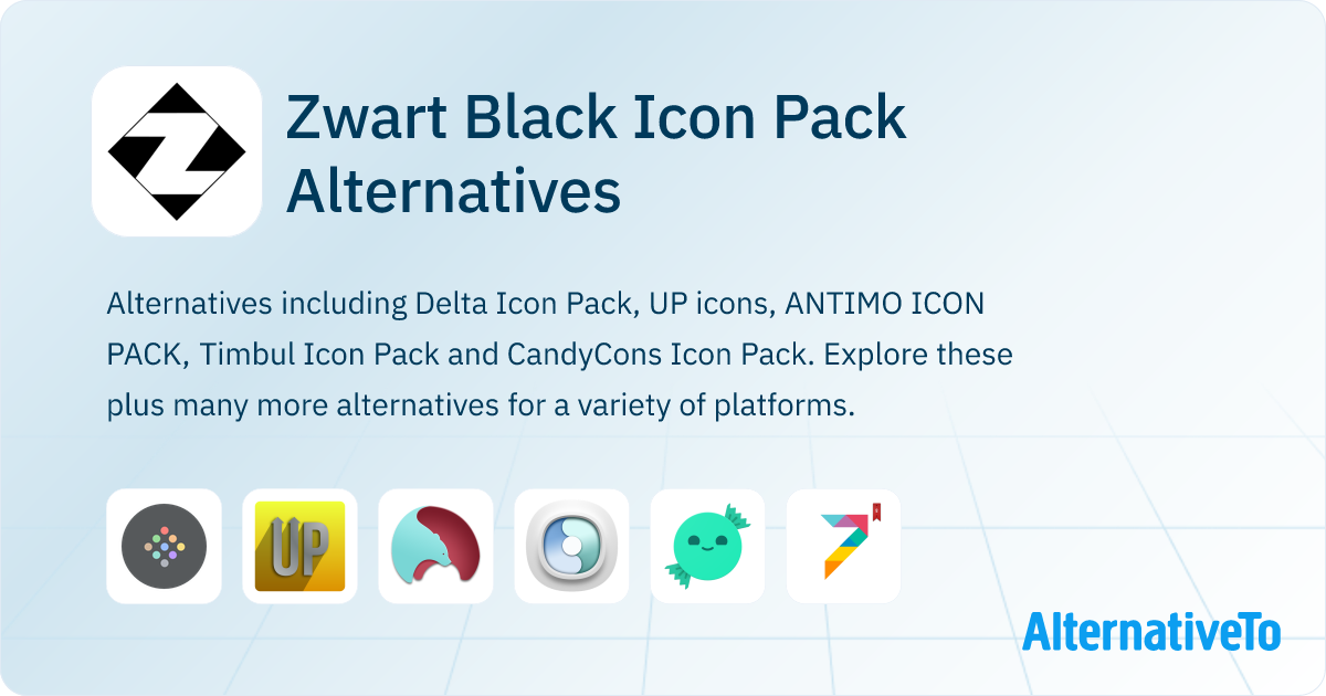 Zwart Black Icon Pack Alternatives and Similar Apps | AlternativeTo